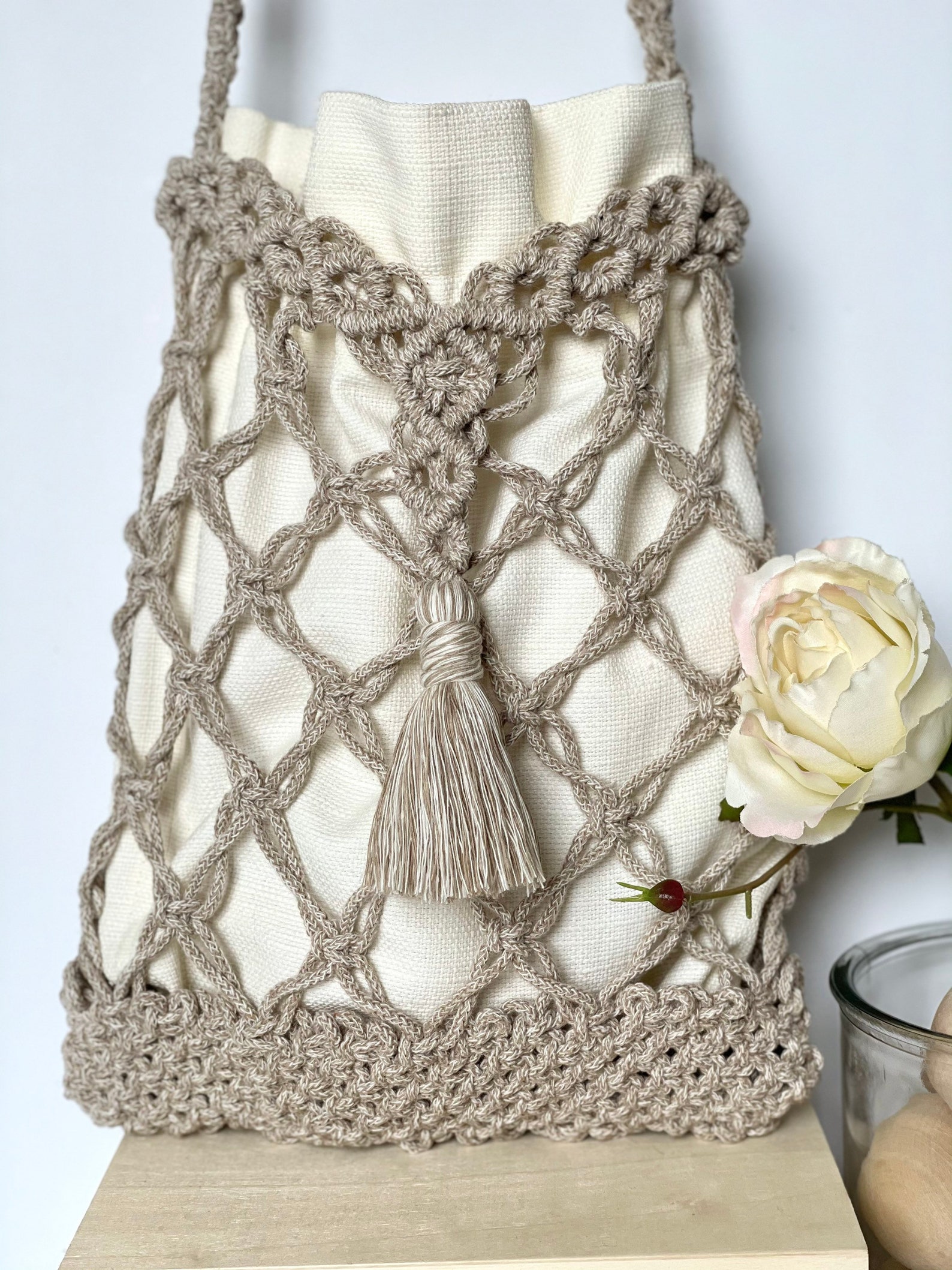 Macrame Bag Boho Bag Hippie Bag Festival Bag Crochet Bag - Etsy