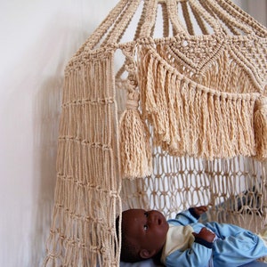 Canopy Macrame, Wedding Decor, Canoopy Wedding,canopy for Infants ...