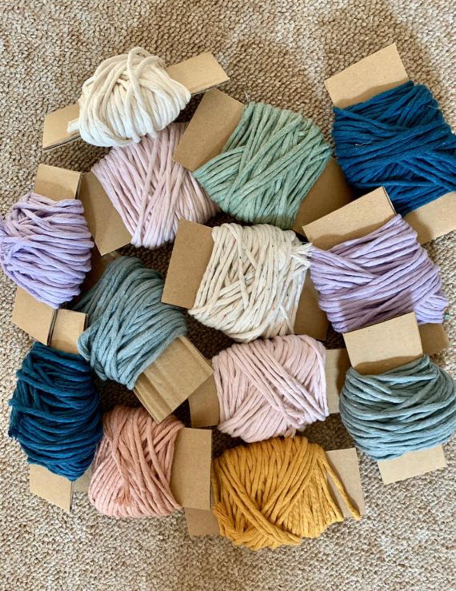 10 Metres 5 Mm Cotton Cord Triple Twisted Macrame Cord | Etsy