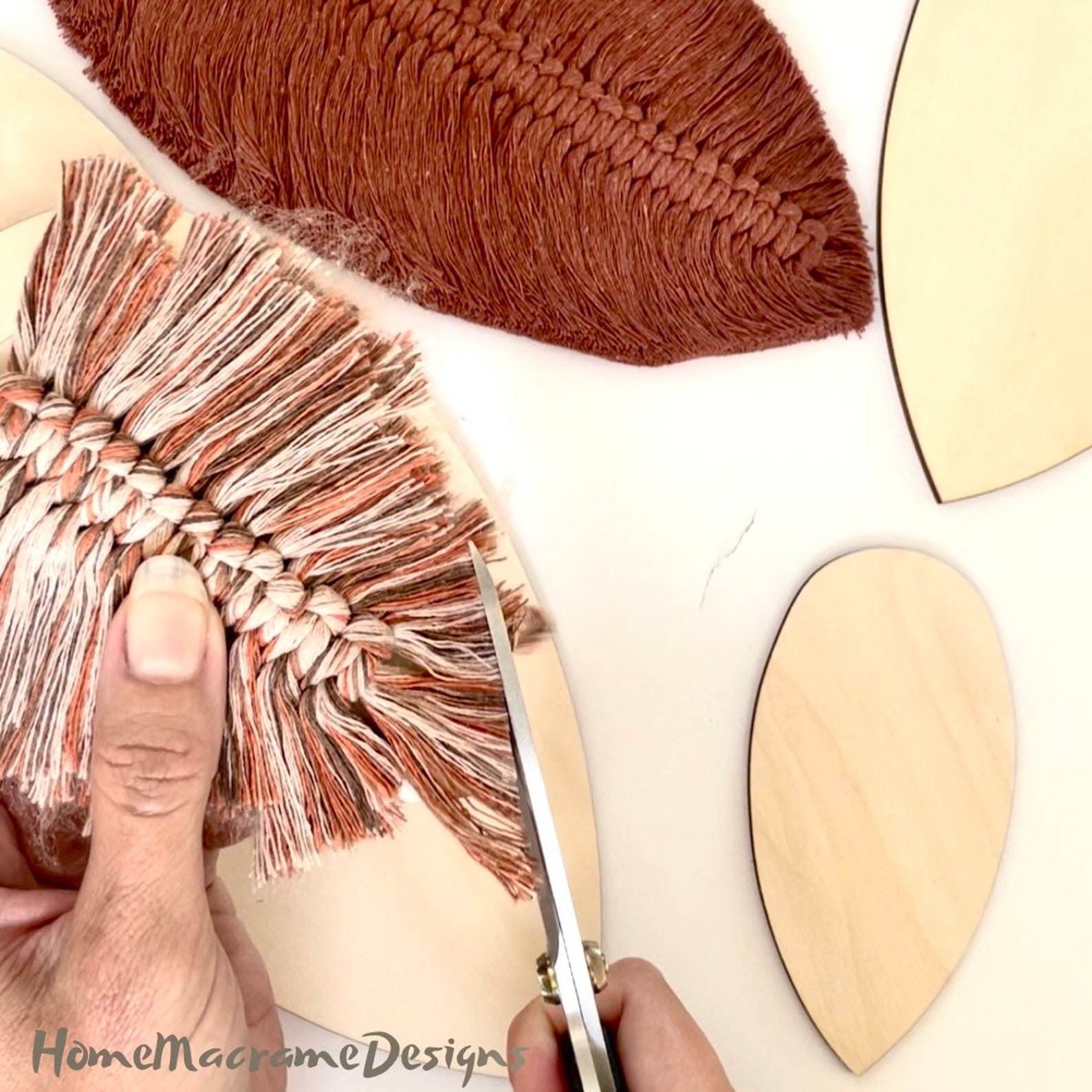 Wooden Templates for Cutting Macrame Leaves - Etsy