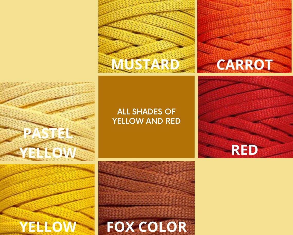 5mm 100m Polyester Ribbon Yarn for Crocheted Macrame,handmade Knitting ...