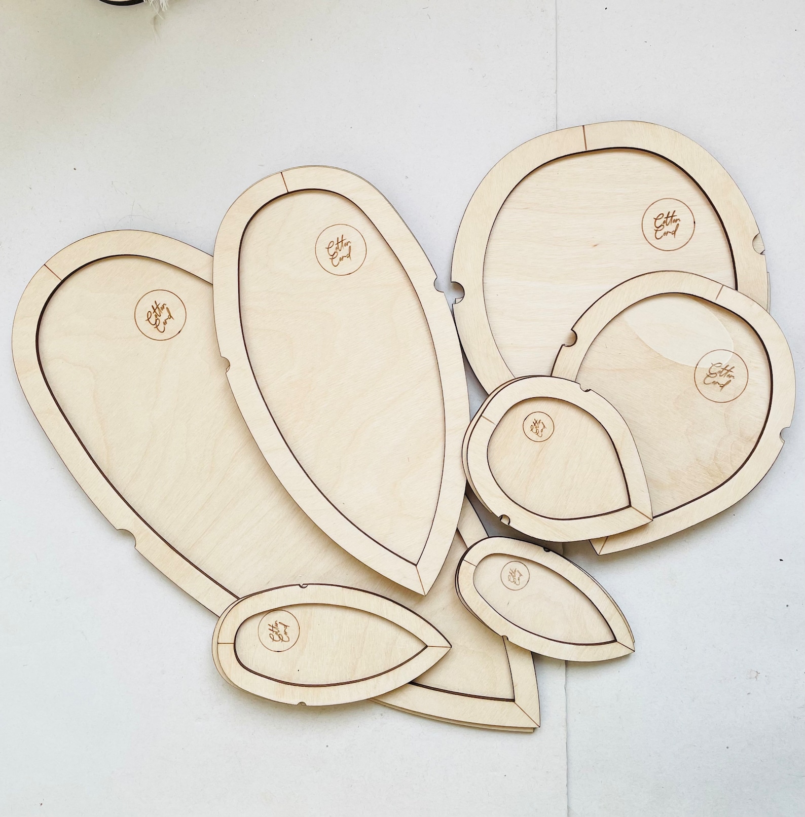 Two-piece Template for Cutting Macrame Leaves - Etsy