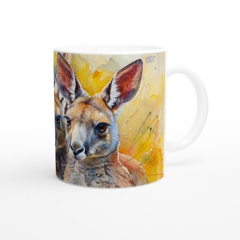 Kangaroo Coffee/tea Mug - Australian Native Animals - Australian Bush ...