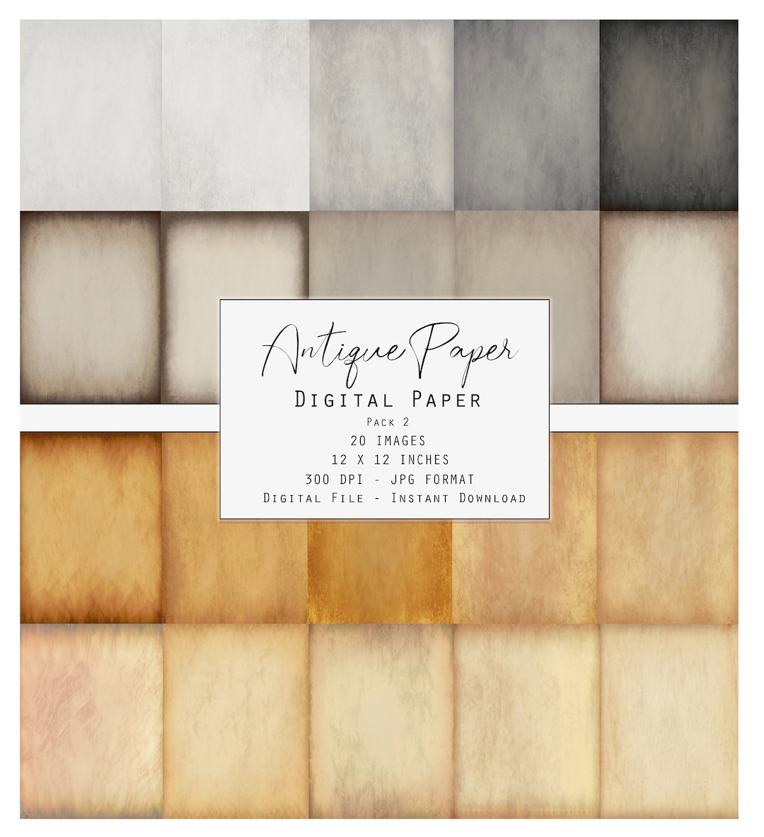 Digital Download Printable Antique Parchment Paper - Etsy