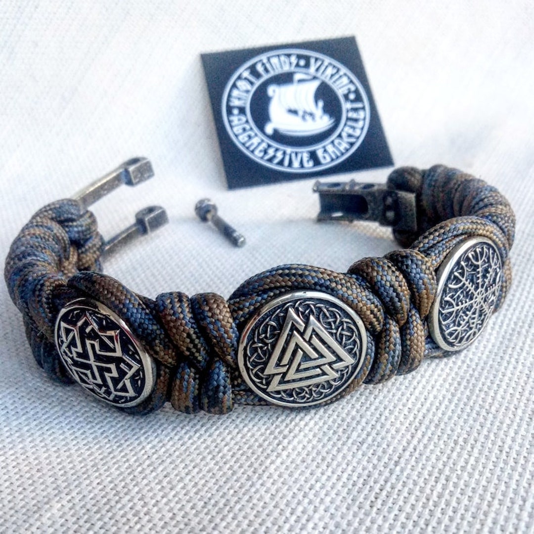 Paracord Viking Bracelet Weaving Tutorial: Protective Amulet (PDF ...
