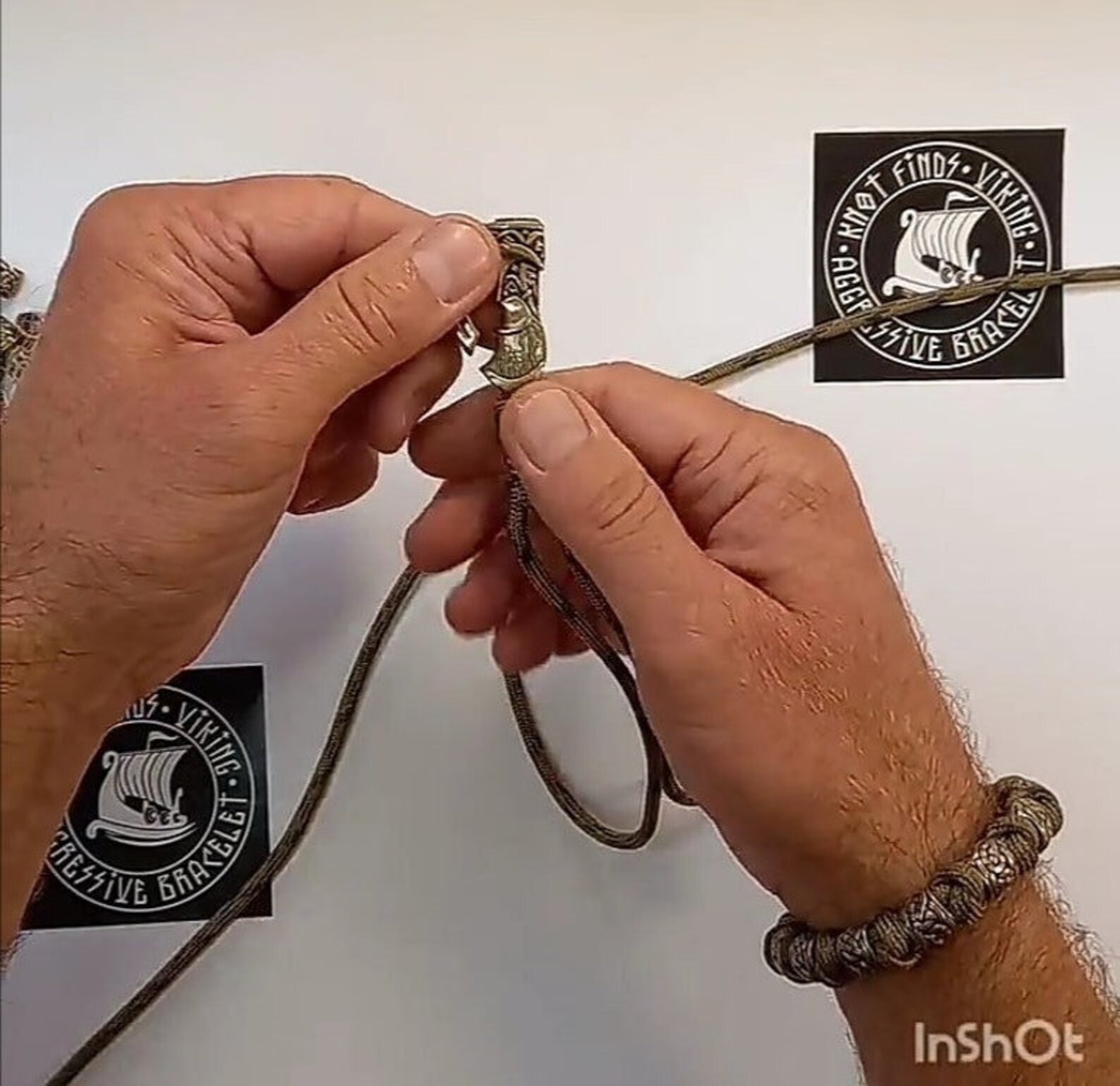 Instruction for the Weaving Paracord Bracelet. Viking Jewelry. - Etsy