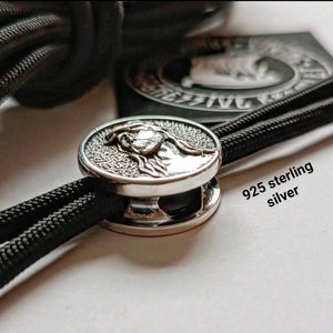 Jesus Christ Symbol. 925 Sterling Silver Round Bead. Bead for Bracelet ...