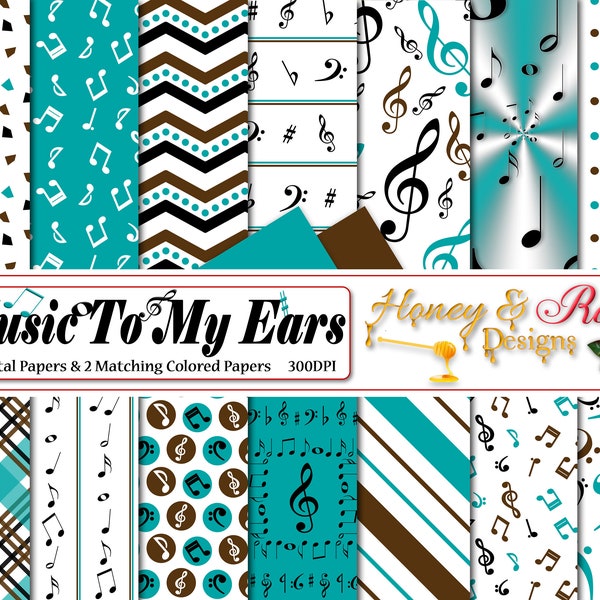 Music Pattern - Etsy
