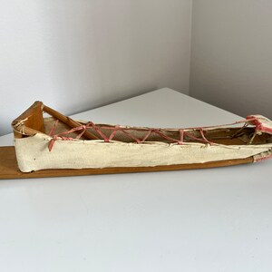 Rare Vintage Metis Wood Dog Sled From Fort Mcpherson Miniature ...