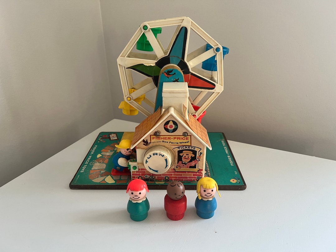 Vintage Fisher Price Little People Ferris Wheel | Music Box | Imaginary ...