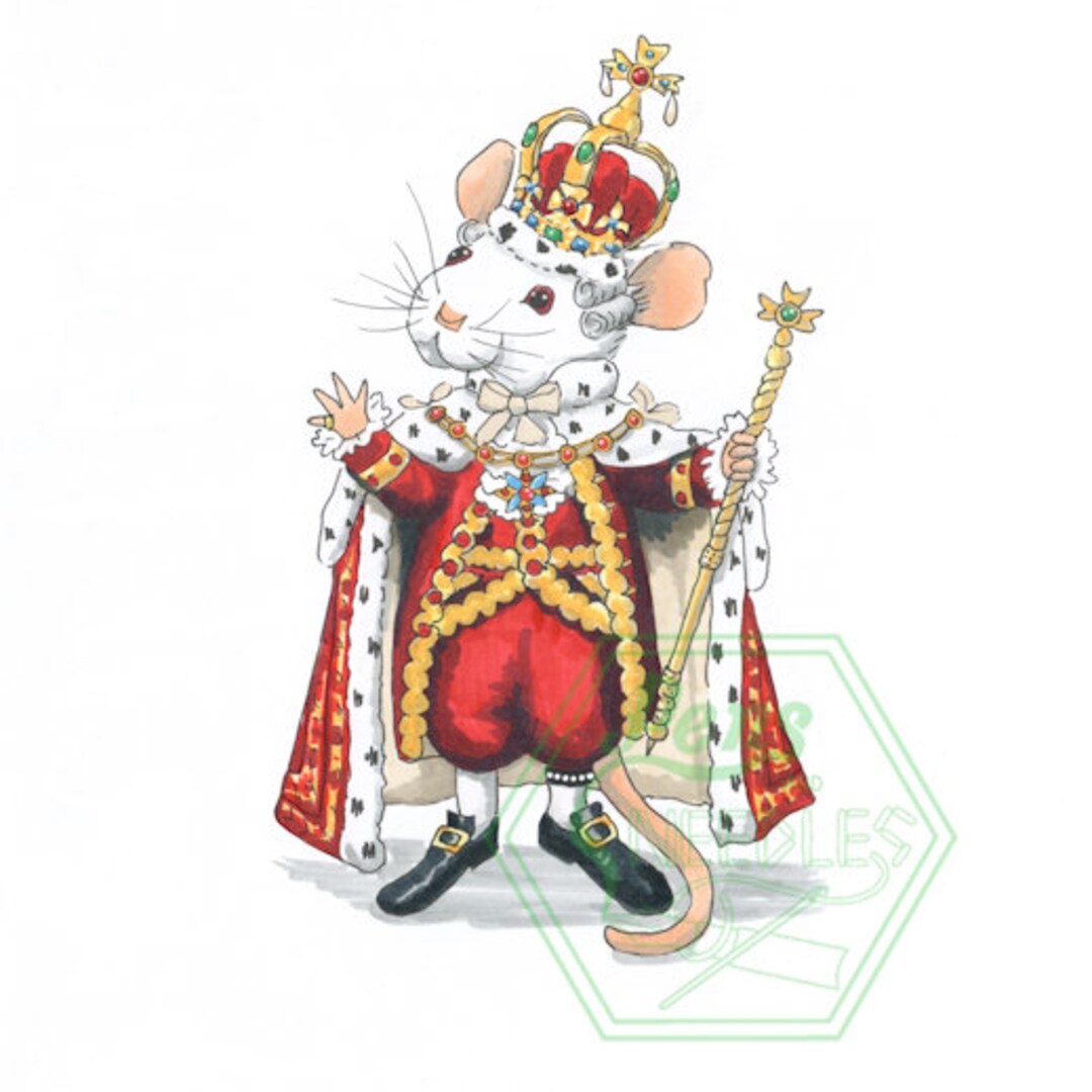 King George Mouse Print - A5 - Etsy