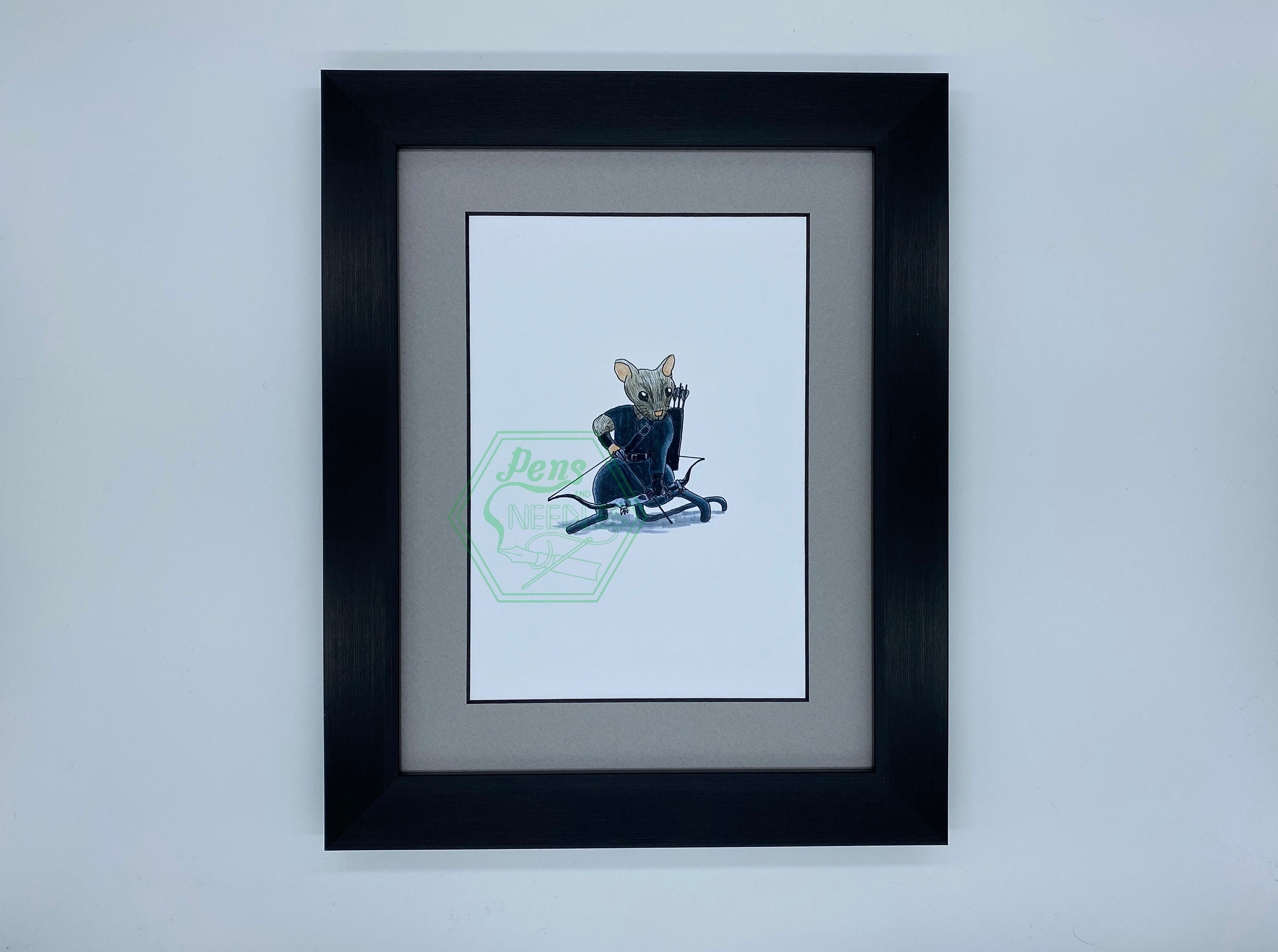 Hawkeye Mouse Print A5 - Etsy