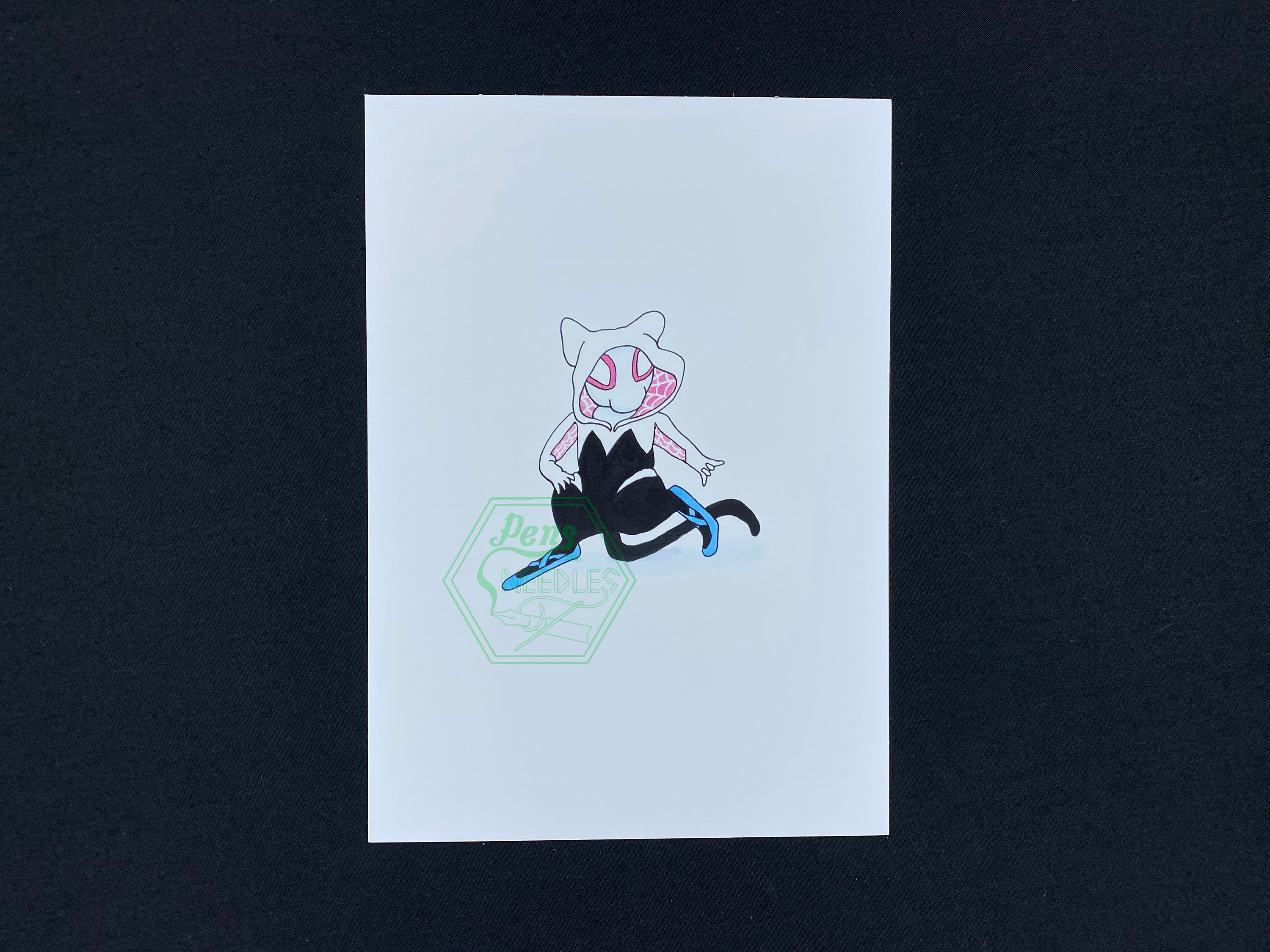 Spider-gwen Mouse Print A5 - Etsy