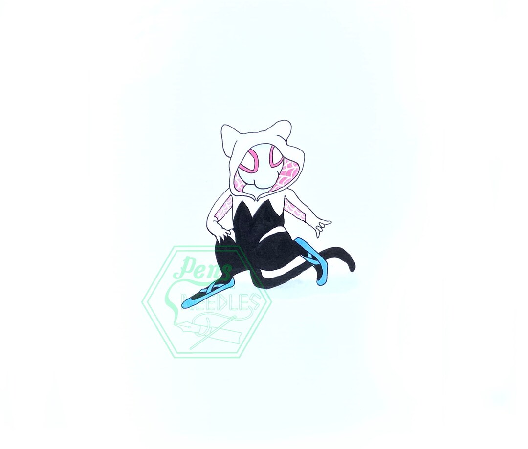 Spider-gwen Mouse Print A5 - Etsy