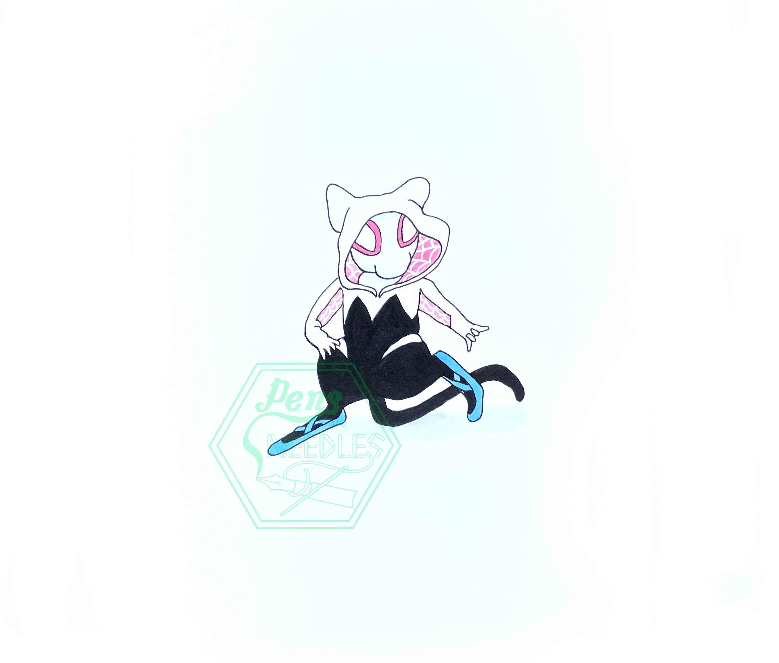 Spider-gwen Mouse Print A5 - Etsy