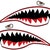 Flying Tigers Shark Mouth Decal - P-40 Warhawk Warbird Nose Art ...