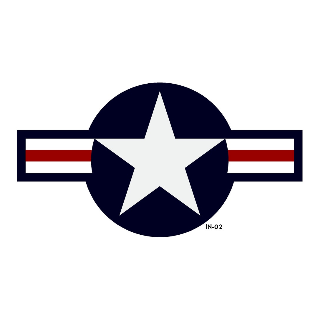 Air Force Aircraft Decal - Insignia USAF Military Star and Bars - Air ...