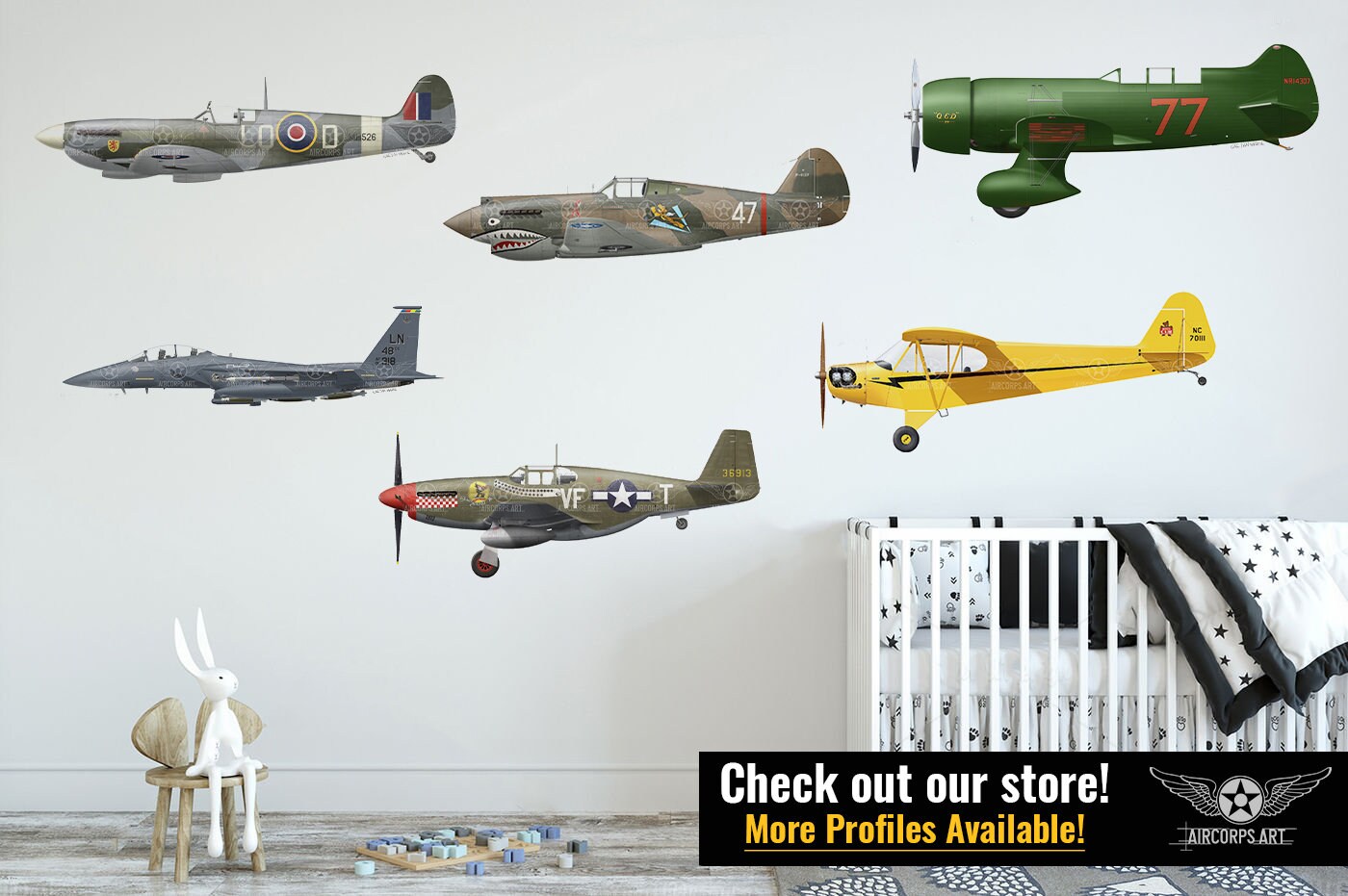 P41 Tiger Shark Decal