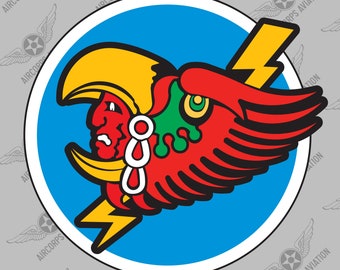 Squadron Sticker 95th Fighter Squadron USAF Historic WWII | Etsy