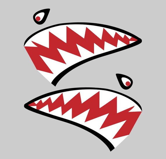 P41 Tiger Shark Decal