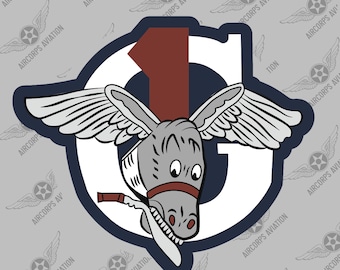 Squadron Sticker 398th Bomber Squadron USAF Historic WWII Air Force ...