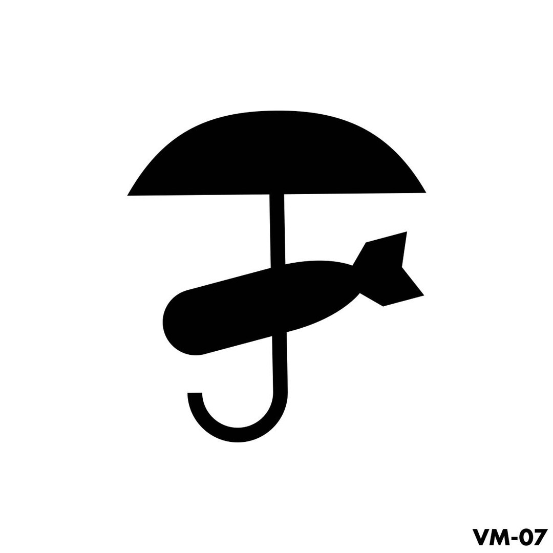 Top Cover Bombing Mission Marking - WWII Victory Mission Umbrella Decal ...
