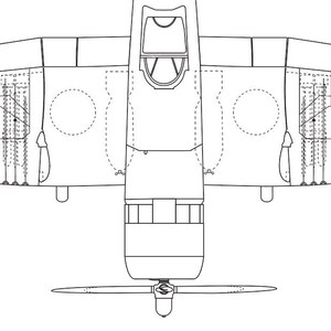 F4U Airplane Vector Art - Corsair Warbird Digital Plane Artwork ...