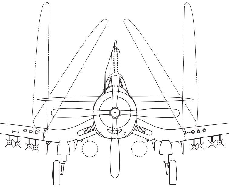 F4U Airplane Vector Art Corsair Warbird Digital Plane - Etsy