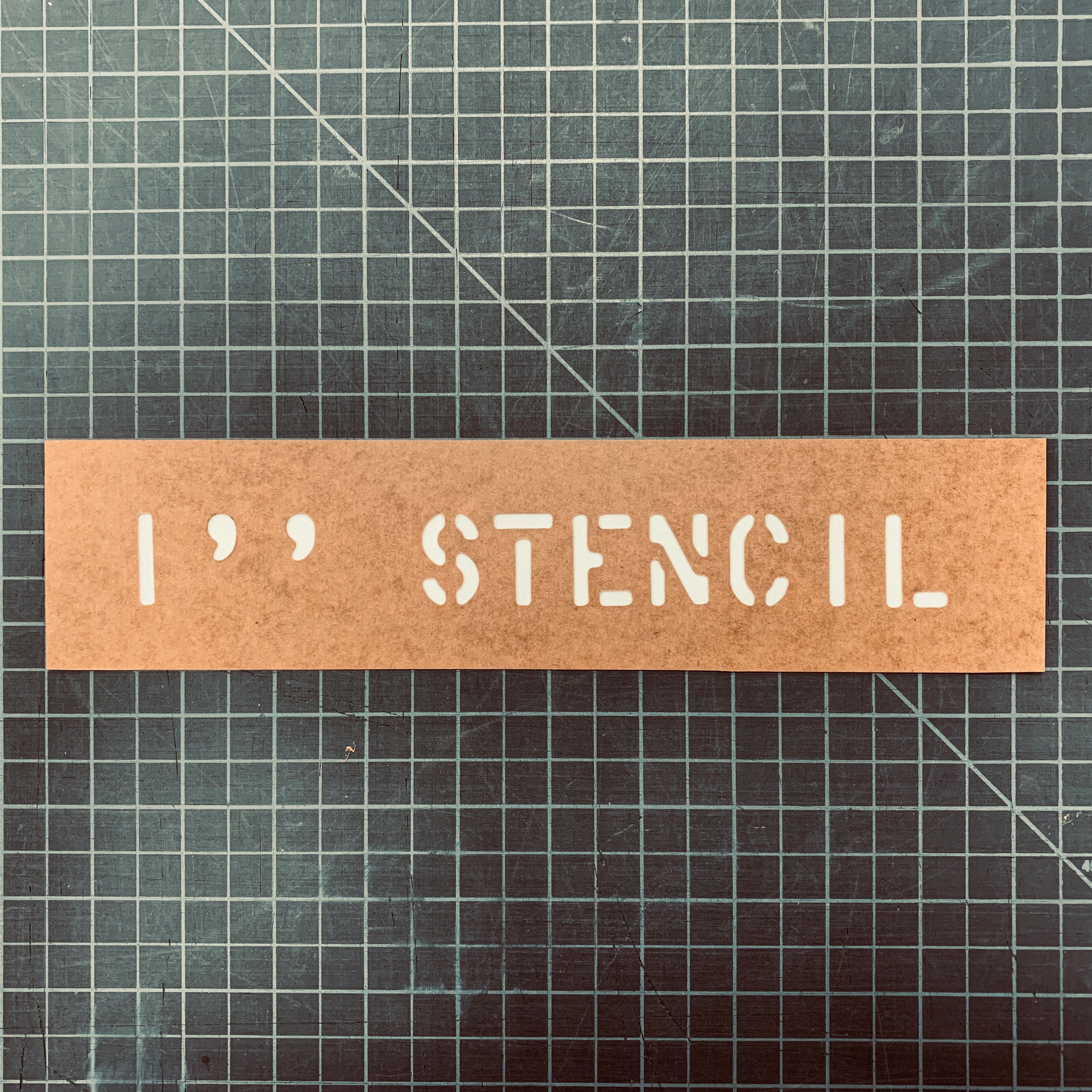 Custom Stencil - Military Style Font | High Quality Personalized Art ...