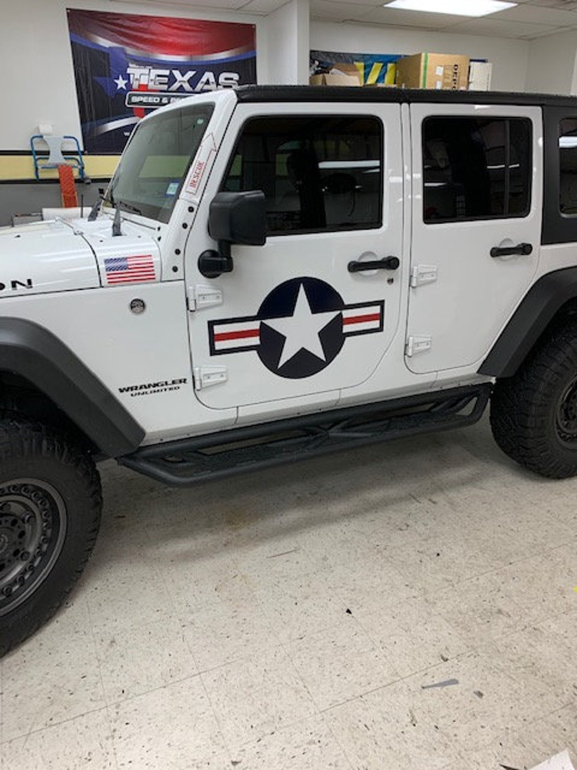 Air Force Aircraft Decal - Insignia USAF Military Star and Bars - Air ...