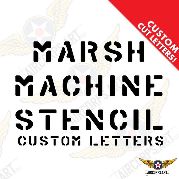 Usmc Stencil Lettering