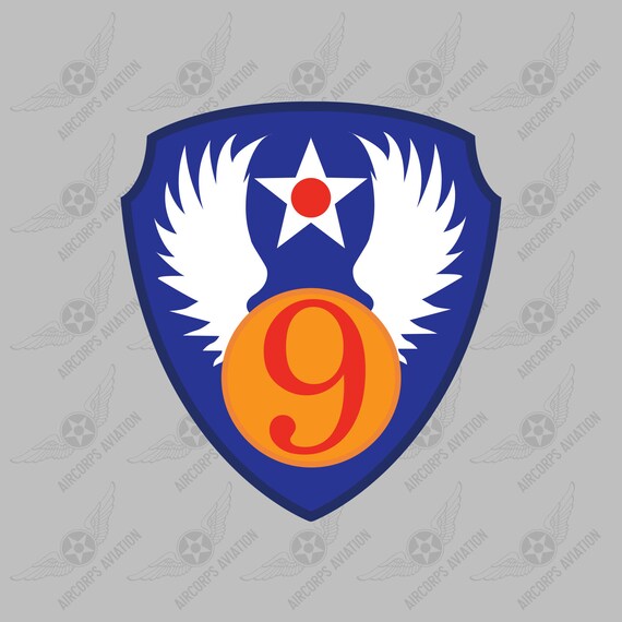 9th Air Force Sticker USAF Historic WWII Air Force Military - Etsy