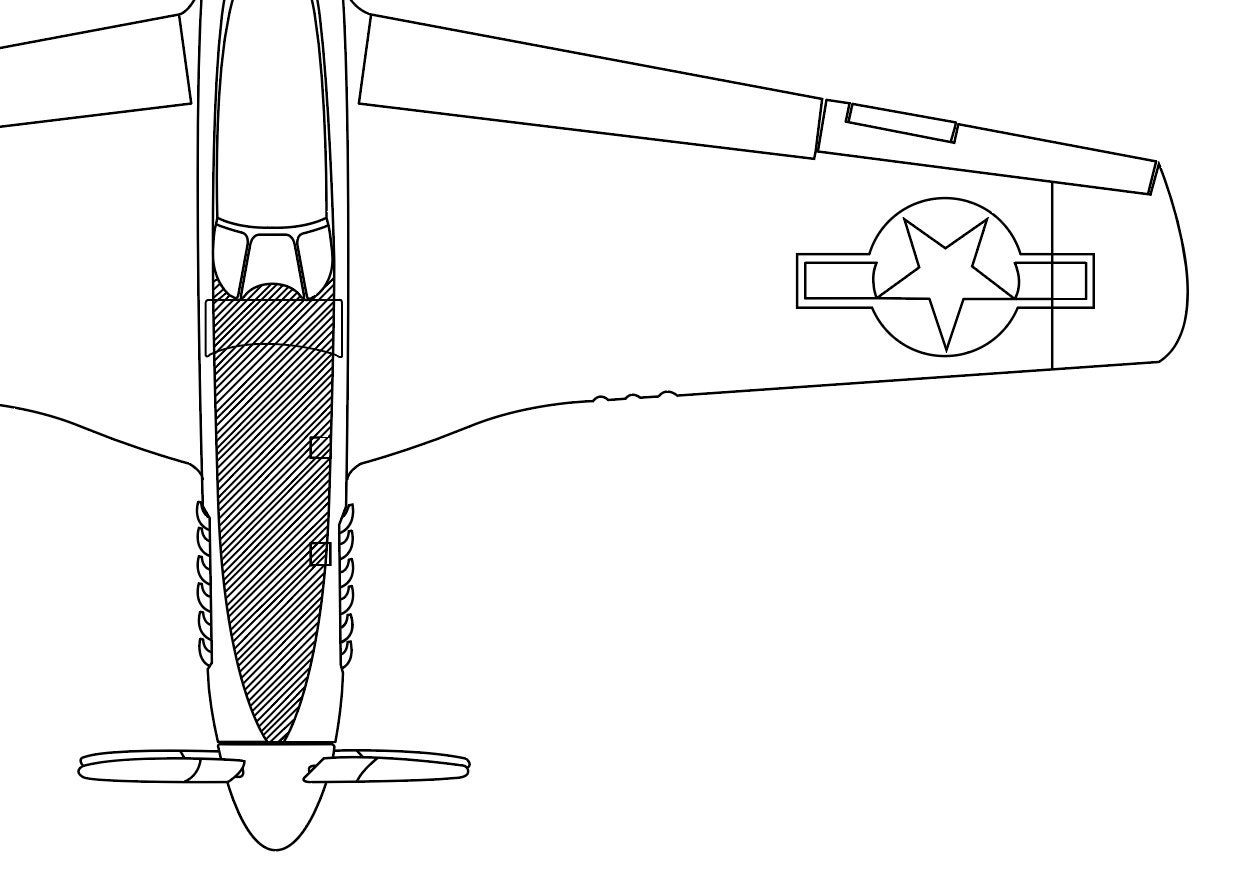 P-51D Airplane Vector Art P-51D Mustang Digital Artwork P51 - Etsy