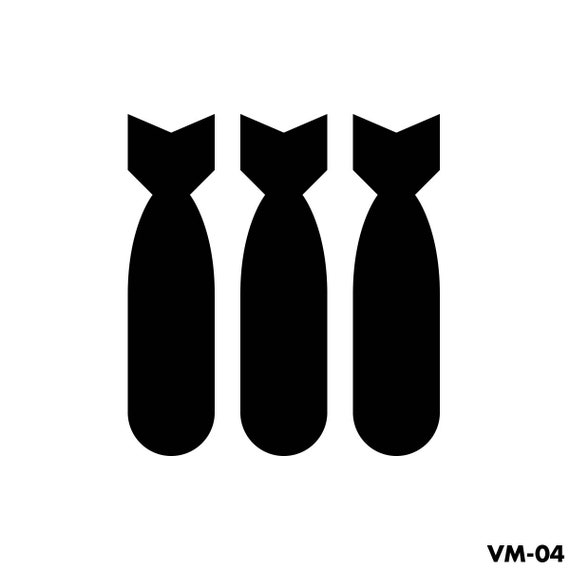 Bomb Mission Marking 2 WWII Victory Mission Decal Sticker | Etsy