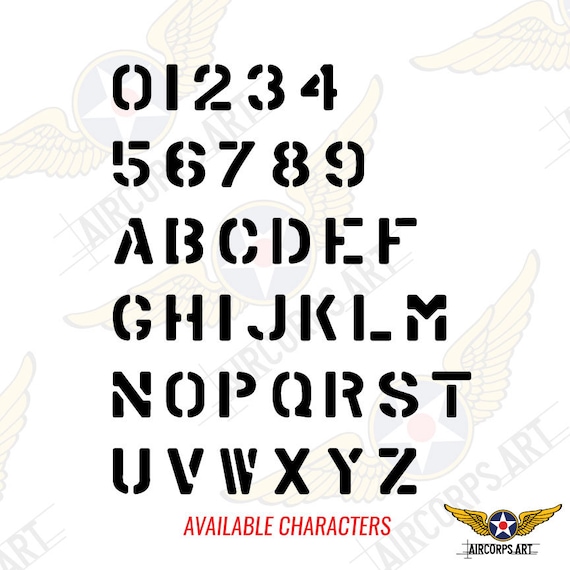 Vintage Military Font