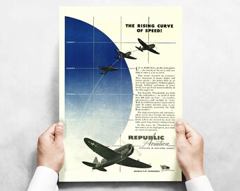 British Union Jack Flag Aviation Poster WWII Aircraft - Etsy