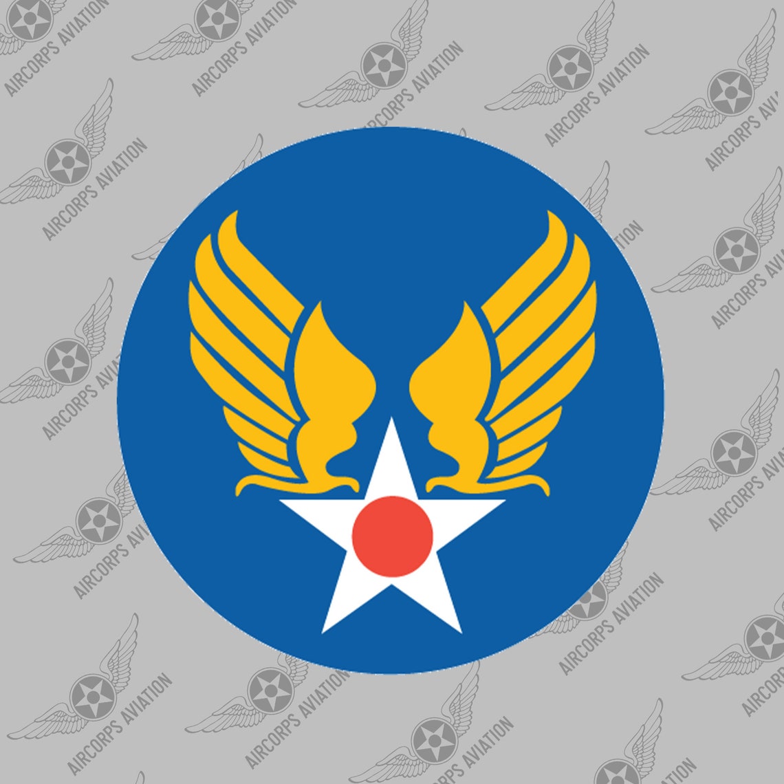 USAAF Sticker - United State Army Air Forces USAF Historic WWII Air ...
