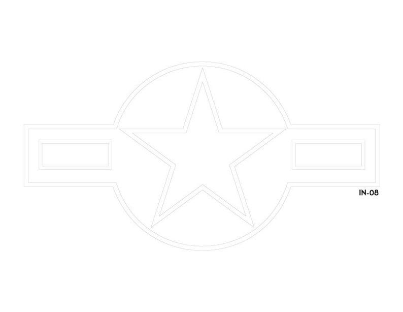 Air Force Decal USAF Insignia Lo-vis USAF Star and Bars - Etsy