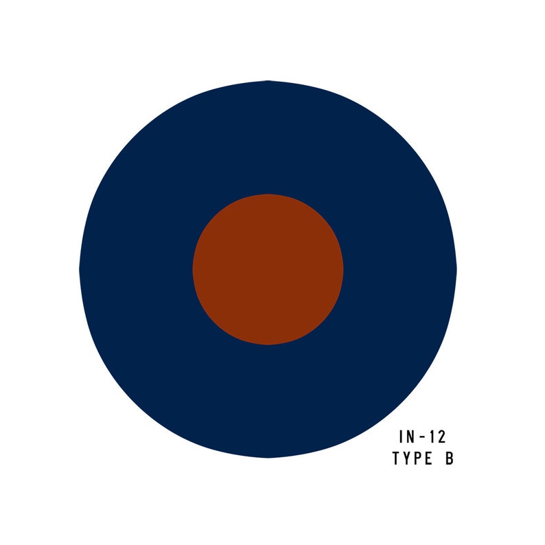 Royal Air Force RAF Insignia Type B Roundel RAF British - Etsy