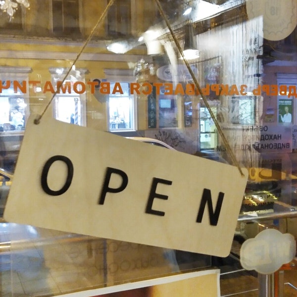 Vintage Open Sign - Etsy