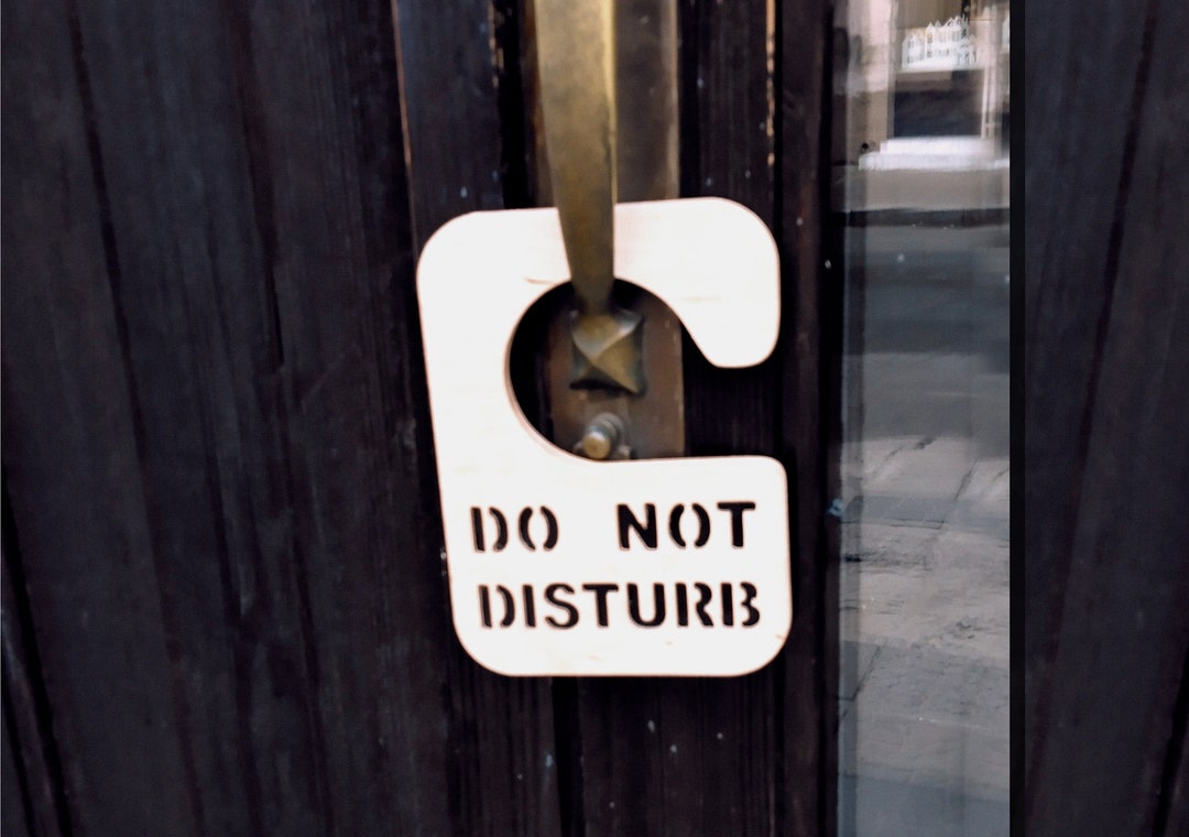 Do Not Disturb Door Sign Wooden - Etsy