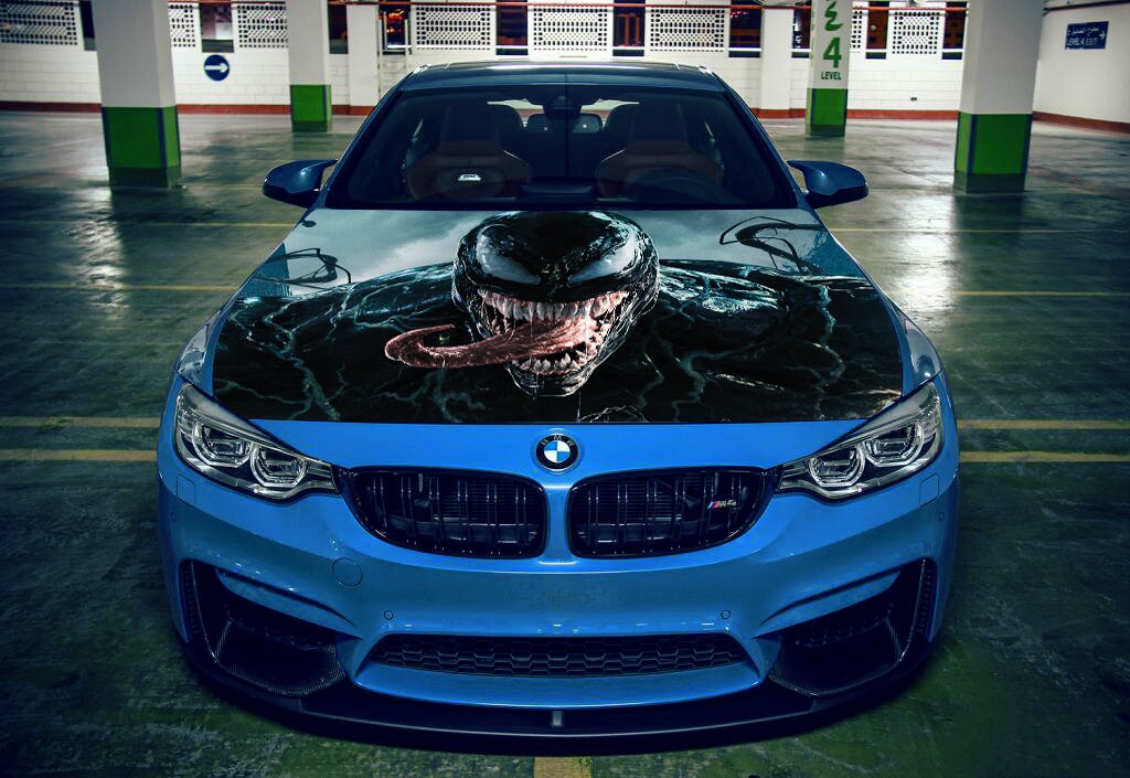 Venom Car Decal Car Hood Decal Venom StickerHorror Sticker | Etsy