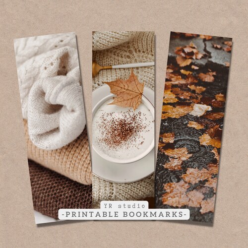 Pumpkin Printable Bookmarks Hello Fall Autumn Bookmark With - Etsy