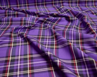 Tartan plaid fabric | Etsy