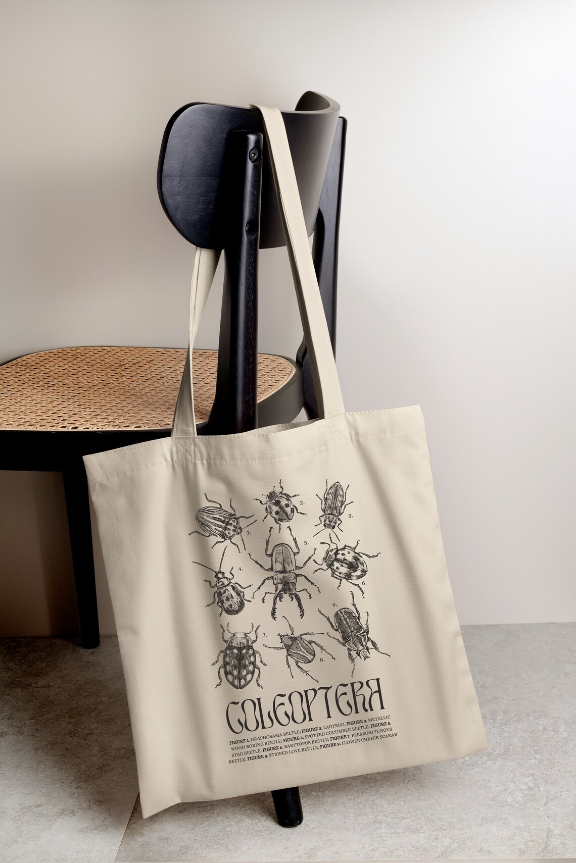 Beetle Canvas Tote Bag, Coleoptera Display Tote Bag, Insect Gift Bag ...