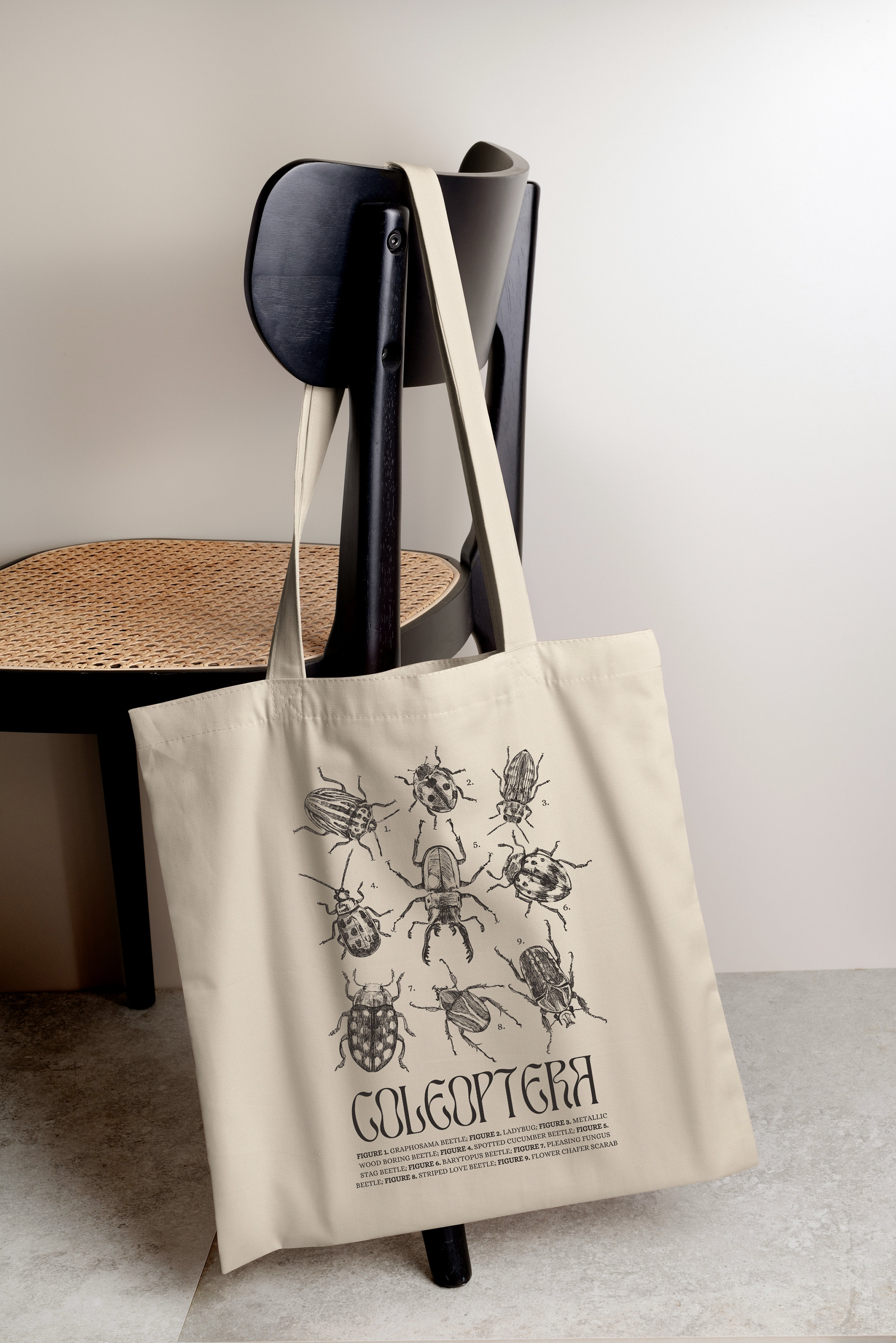 Beetle Canvas Tote Bag, Coleoptera Display Tote Bag, Insect Gift Bag ...