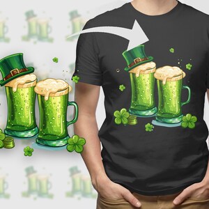 Irish Hat Beer St Patricks Day Clipart PDF PNG Commercial and Personal ...