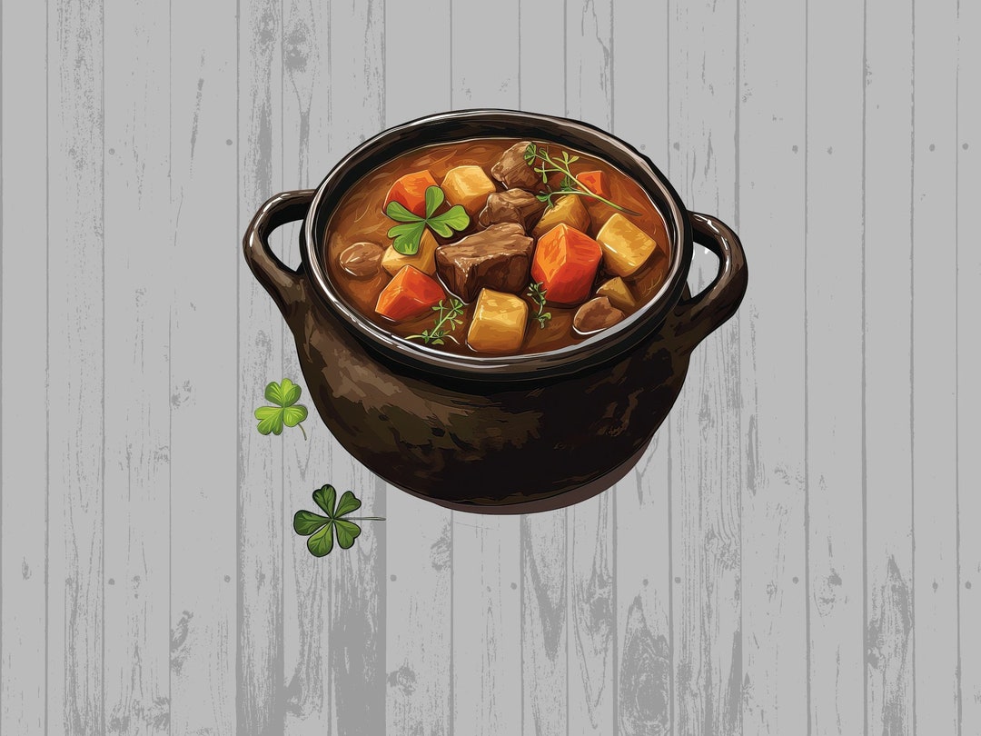 Irish Stew St Patricks Day Clipart PDF PNG Commercial and Personal Use ...