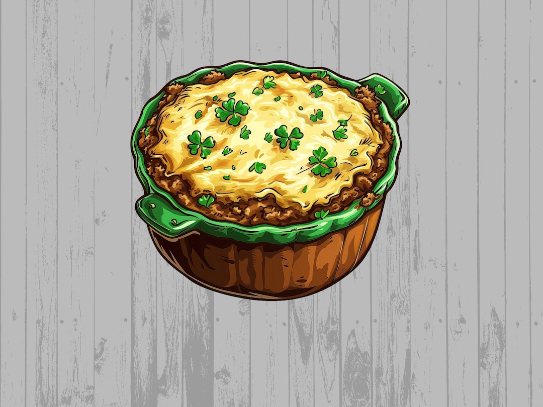 Shepherds Pie St Patricks Day Clipart PDF PNG Commercial and Personal ...