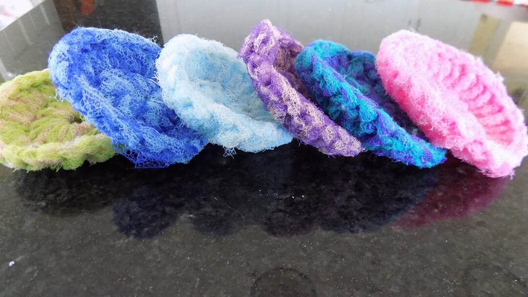 Nylon Net Crochet Scrubbies - Etsy